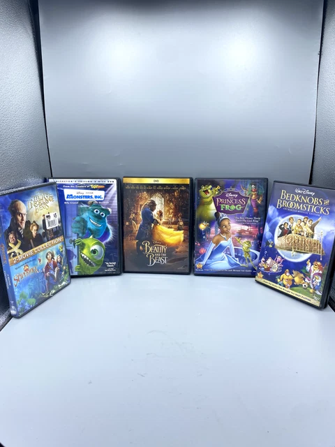 LOT OF 5 Disney , Pixar , Dreamworks Movies Monsters Inc , Princess And ...