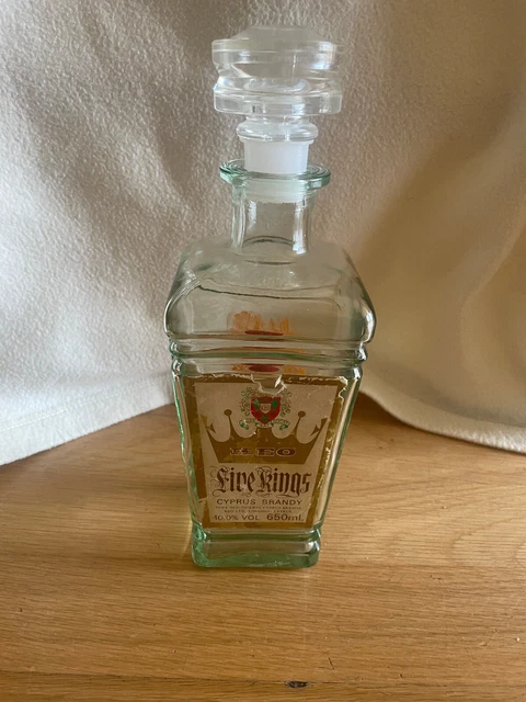 VINTAGE EMPTY ALCOHOL Bottle KEO Five Kings 600ml £6.00 - PicClick UK