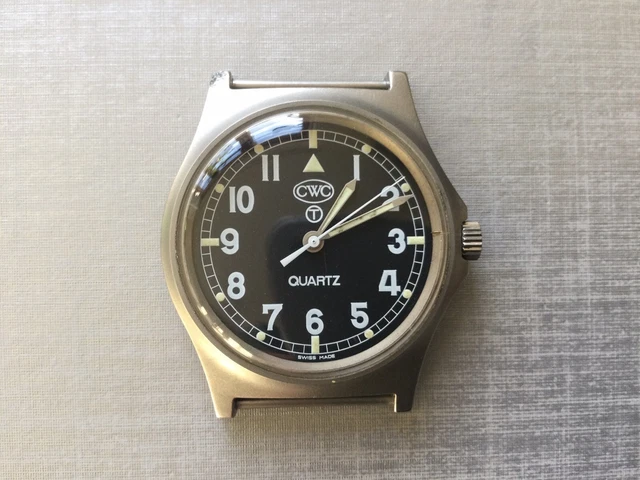 GENUINE CWC G10 British Army issued watch 1998 inc new strap in choice ...