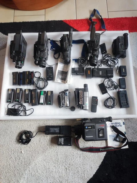 LOT CAMÉSCOPE SONY Handycam Vivitar Canon Non Testé,Pour Pièces EUR 150 ...