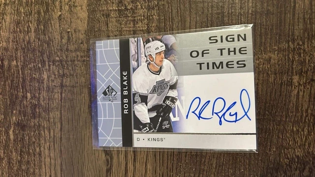 2022-23 UPPER DECK SP Authentic Sign Of The Times Retro Rob Blake 1:763 ...