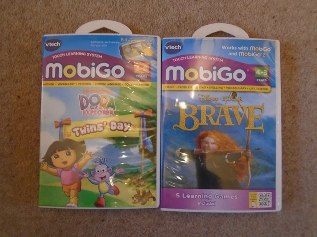 VTECH MOBIGO TOUCH Learning System Games Dora The Explora & Brave £2.99 ...