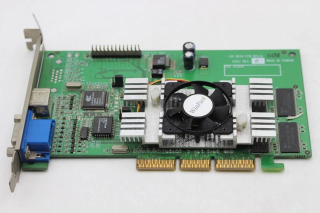NVIDIA GEFORCE2 GRAPHICS CARD VIDEO 64MB WINFAST PCI VGA S-VIDEO ...