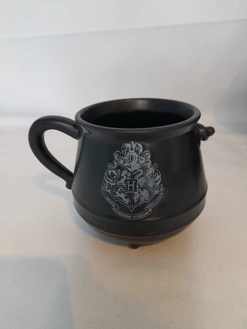HARRY POTTER BLACK Hogwarts Emblem Cauldron Ceramic Mug Made By ...
