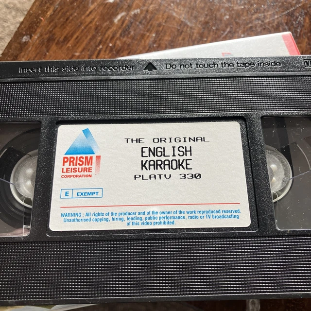 ORIGINAL ENGLISH KARAOKE Vhs £1.13 - PicClick UK