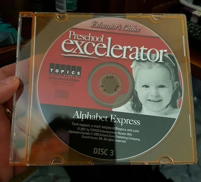 PRESCHOOL EXCELERATOR - Alphabet Express (Disc only) PC CD ROM - FREE ...