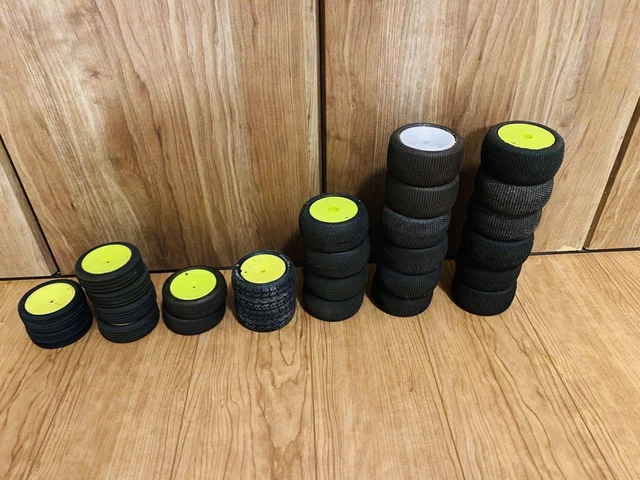 RADIO CONTROL TIRE Set 26 Pieces 1/10 Electric Off-Road Tires For ...