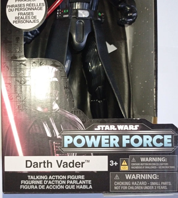 ACTION FIGURE DARTH Vader Star Wars Power Force Disney Store Parlante ...