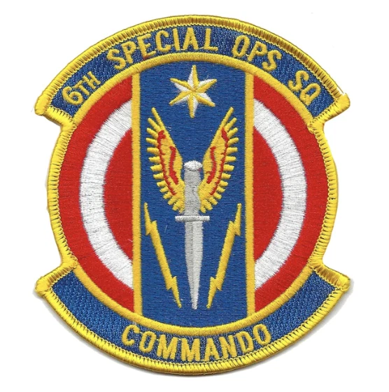 4.5& AIR FORCE 6Th Special Operations Commando Embroidered Patch $39.99 ...