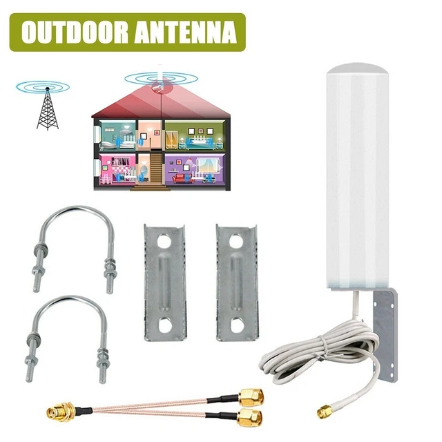 ANTENNA ESTERNA MINATORE hotspot elio ad alto guadagno 12 dBi per ...