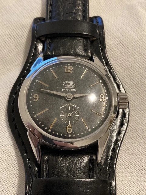 UMF RUHLA 15J mechanical watch with Stainless Steel Case DDR 東德鋼殼手錶 ...