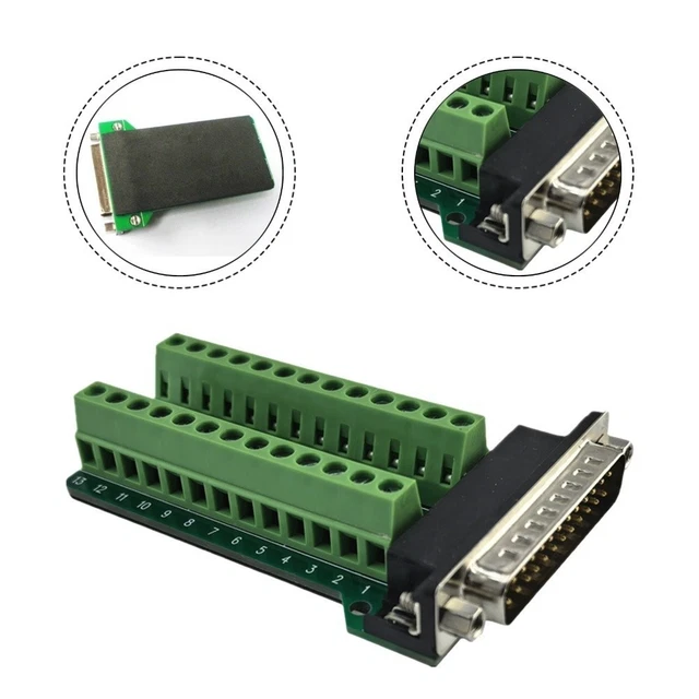 DB25 ADAPTER 25-PIN Connector 5.0MM Spacing For Serial Cable ...