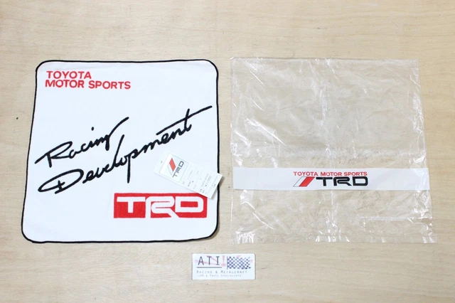 JDM TOYOTA TRD Racing Development Display Hand Towel, New old stock $89 ...