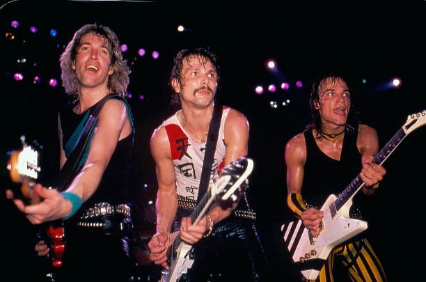 GERMAN ROCK BAND Scorpions Rudolf Schenker Klaus Meine Etc 90 Old Photo ...