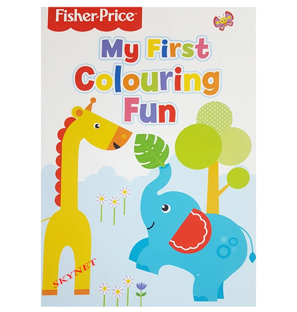 FISHER PRICE - A4 Childrens MY FIRST COLOURING FUN BOOK FOR KIDS - PRE ...