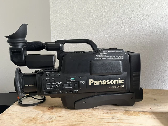 VINTAGE PANASONIC NV-M40 VHS MOVIE CAMERA - Prop £35.00 - PicClick UK