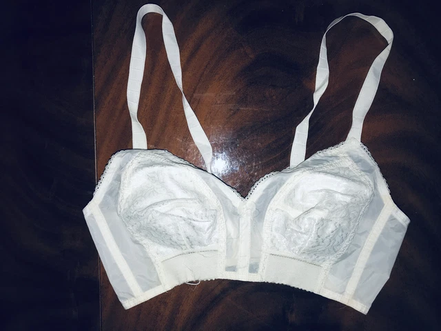 VINTAGE BRA 60ER SUSA ELEGANT Spitztüten BH Perlon Gr.3B creme neu EUR ...