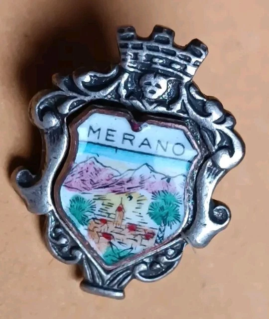 SPILLA PINS DISTINTIVO Stemma Simbolo Badge Logo Crest Turismo Merano ...