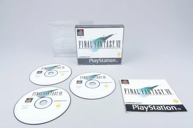 PLAYSTATION 1 *FINAL Fantasy VII* PS1 OVP mit Anleitung PAL EUR 34,95 ...