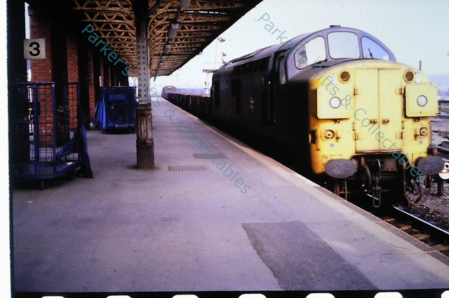 ORIGINAL 35MM RAILWAY Slide Diesel Electric Locomotive 37113 (RB2) £3. ...