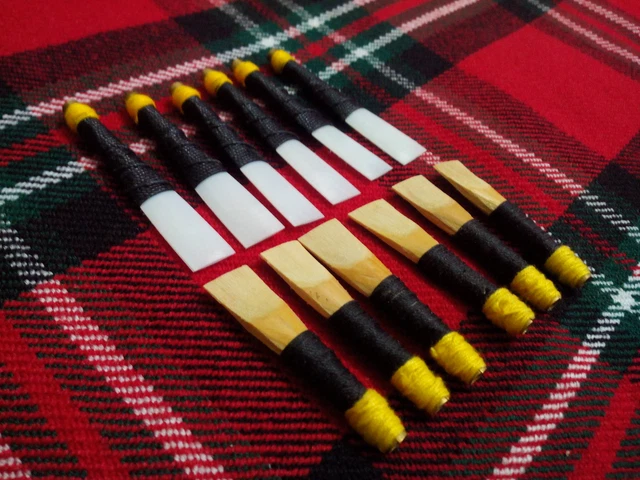 TC HIGHLAND BAGPIPES Cane Reeds/Bagpipe Practice Chanter Synthetic ...