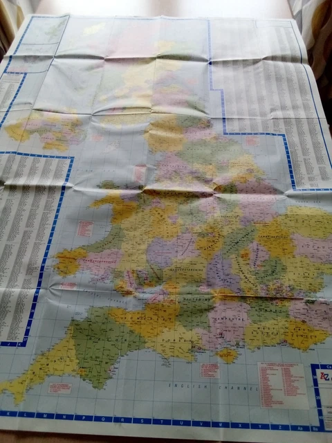 VINTAGE MAPS -90'ES Road Map of The UK £0.99 - PicClick UK