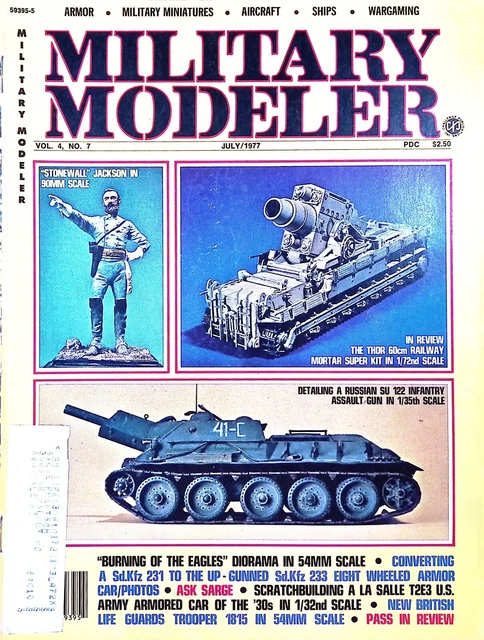 MILITARY MODELER MAGAZINE July 1977 Converting a Sd.Kfz 231 to the Sd ...