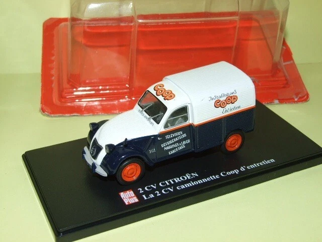 CITROEN 2CV N°035 Camionnette Coop D'entretien Auto Plus 1:43 EUR 15,50 ...