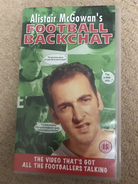 VHS VIDEO TAPE - Alistair McGowan’s Football Chat Back £6.95 - PicClick UK