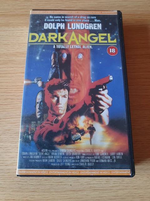 DARK ANGEL VHS Tape Dolph Lundgren Rare Collectable Vintage £9.99 ...