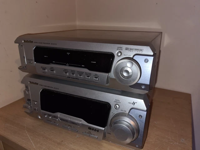 TECHNICS SA-EH770 STEREO Tuner Amplifier + SH-EH770 Sound Processor £ ...
