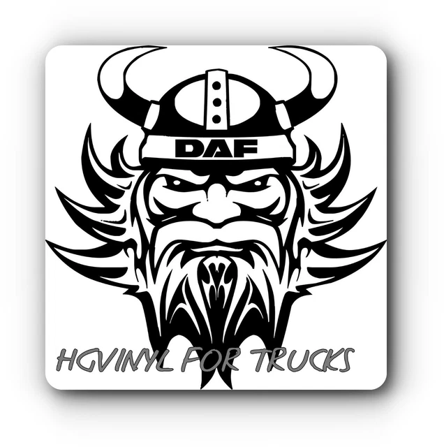 DAF VIKING VINYL decal sticker truck for walls glass body panels £4.95 ...