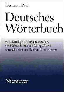 DEUTSCHES WÖRTERBUCH VON Hermann Paul | Buch | Zustand sehr gut EUR 7 ...