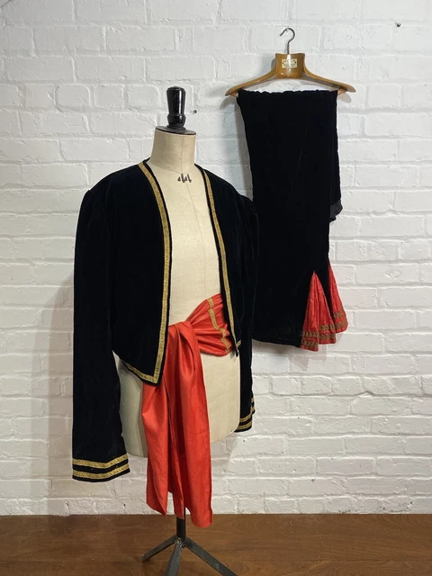 TRUE VINTAGE 1920’S 1930’s Theatrical Fancy Dress Costume Flamenco ...