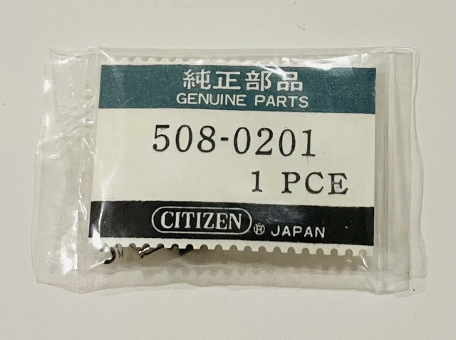 NEW GENUINE CITIZEN Black S/s Complete Pusher, Push Button Part 508 ...