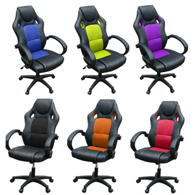 SPORT RACING GAMING Chair Car Seat Office Armchair Executive Computer ...