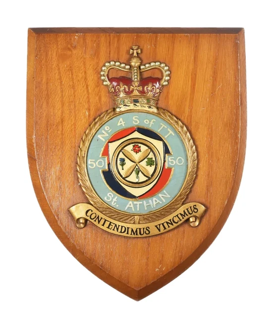 VINTAGE ROYAL AIR Force RAF No4 School Technical Training St Athan Wall ...