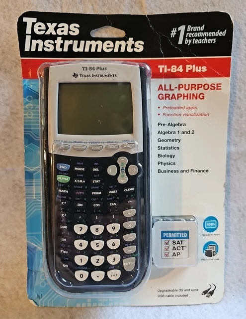 TEXAS INSTRUMENTS TI-84 Plus Graphing Calculator NEW Unopened Packaging $107.34 - PicClick CA