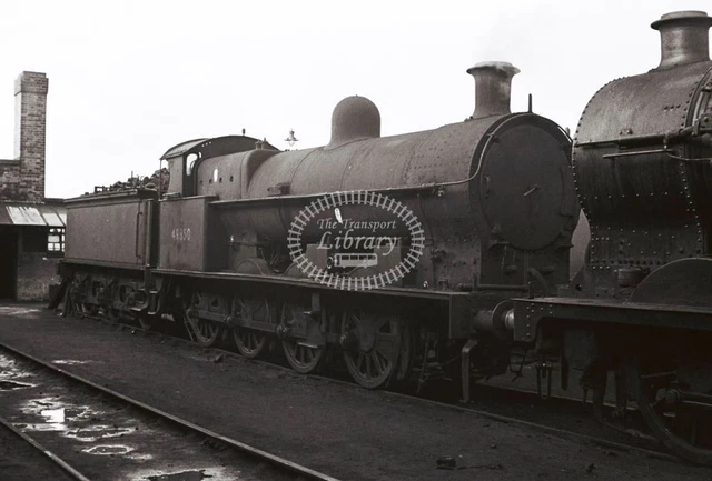 PHOTO BR BRITISH Railways Steam locomotive 49350 Webb LNW at Buxton MPD ...