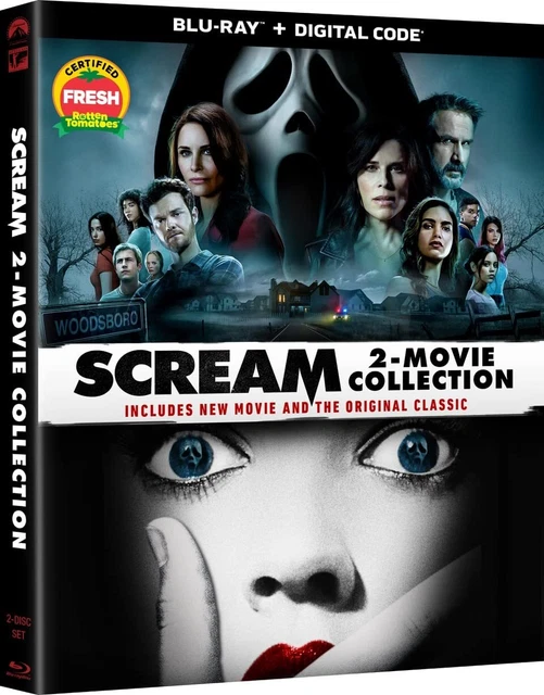 SCREAM 2-MOVIE COLLECTION (Blu-ray) Courteney Cox Jenna Ortega (US ...