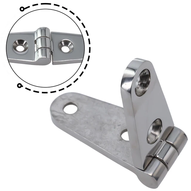 MARINE GRADE A4 Stainless Steel Strap Hinge Butt Hinges 316 for Locker ...