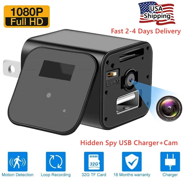 1080P FULL HD Spy Hidden Mini Cam Motion Detection Wireless ...