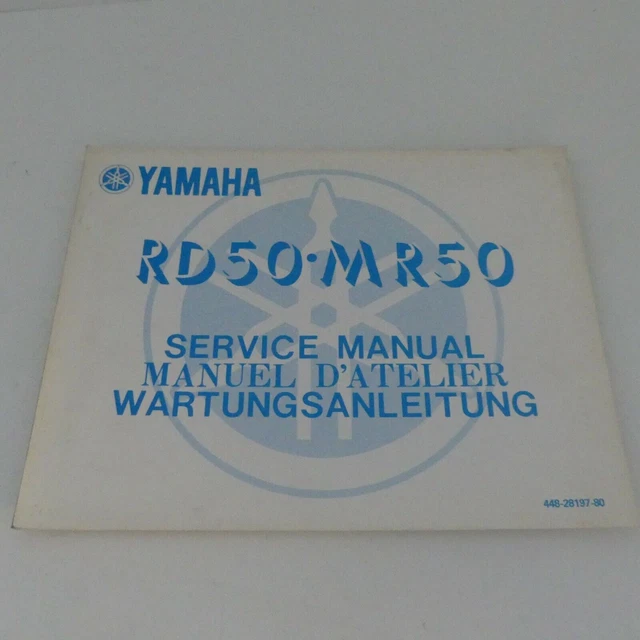 ORIGINAL YAMAHA RD 50 MR 50 Werkstatthandbuch Reparaturanleitung Handbuch A4691 EUR 59,00 ...