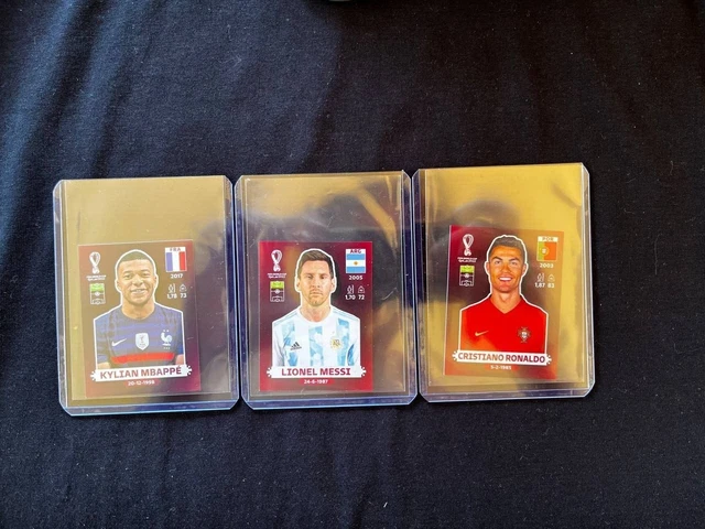 MESSI RONALDO MBAPPE Qatar 2022 Oryx Swiss Version Rare World Cup ...
