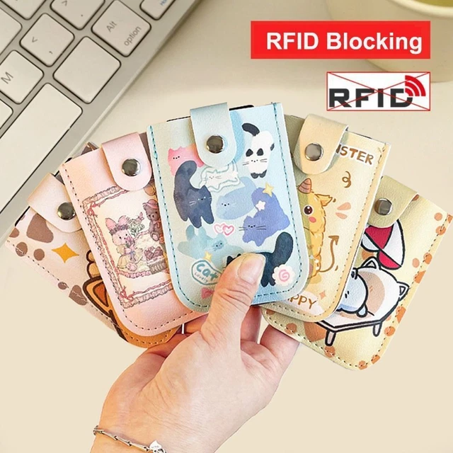 PULL-OUT TYPE ID Card Holder Laminated Concealed PU Leather Purses Men ...