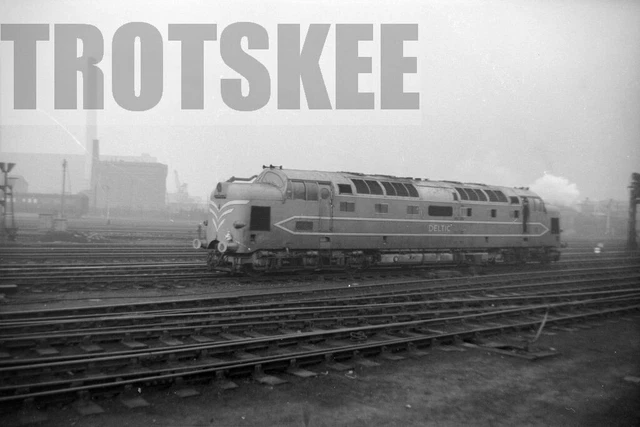 LARGER NEGATIVE BR British Railways Deltic Prototype Diesel Loco ...