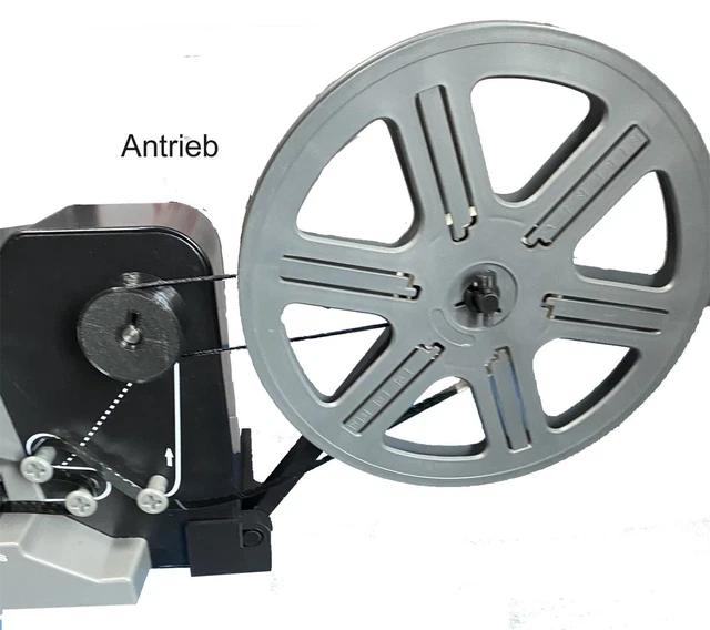 SUPER 8 ADAPTER-SET für Filmscanner / für Super 8 Filmspulen bis zu 120 ...