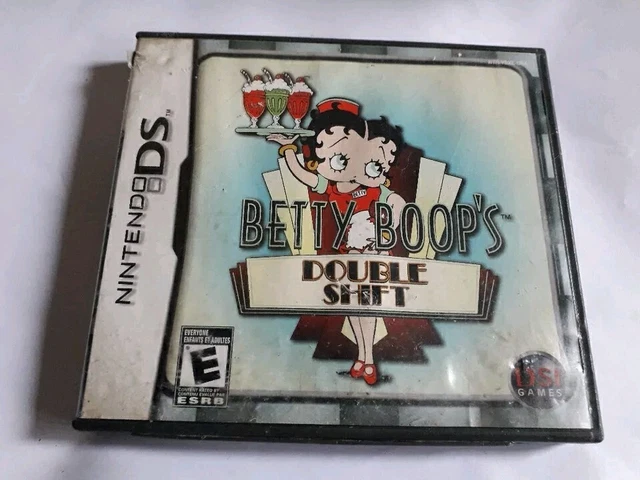 BETTY BOOP DOUBLE Shift Nintendo DS MADE IN CANADA BOXED + MANUAL £10. ...