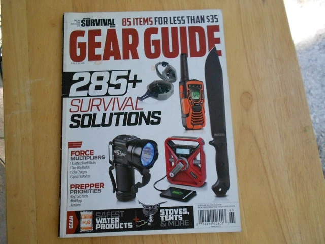 AMERICAN SURVIVAL GUIDE Gear Guide ASG Fall 2015 £11.29 - PicClick UK