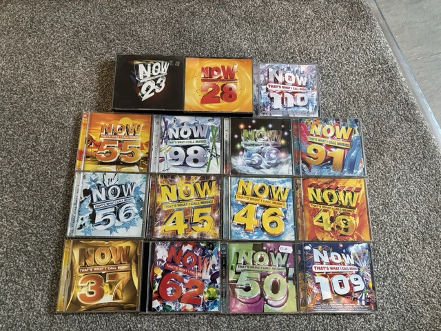 NOW THAT'S WHAT I Call Music - Original Now Double CD Bundle X 15 - Now ...